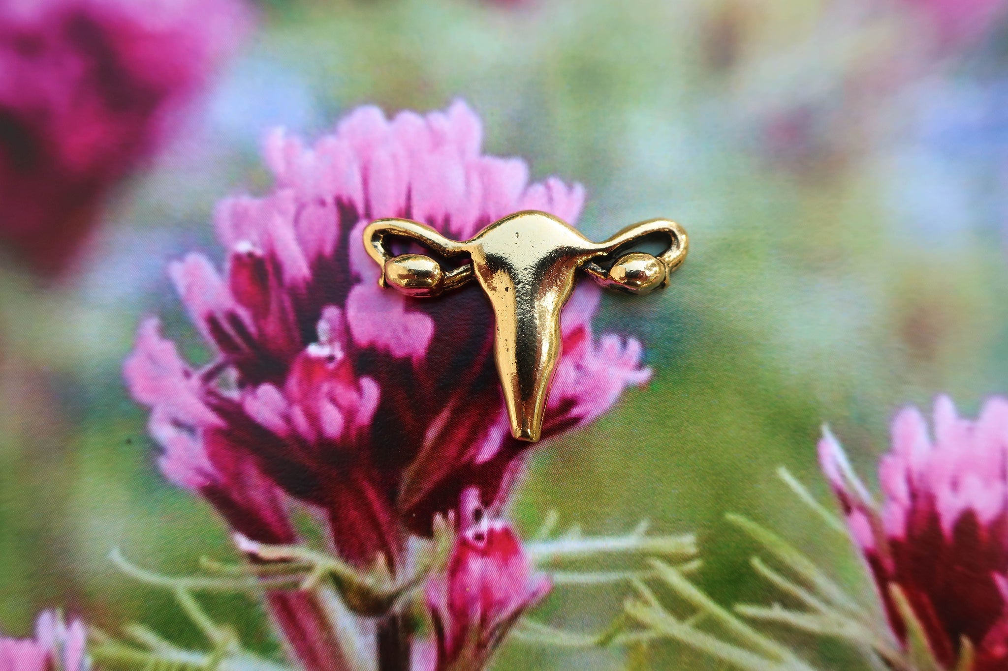 Uterus Gold Lapel Pin – lapelpinplanet